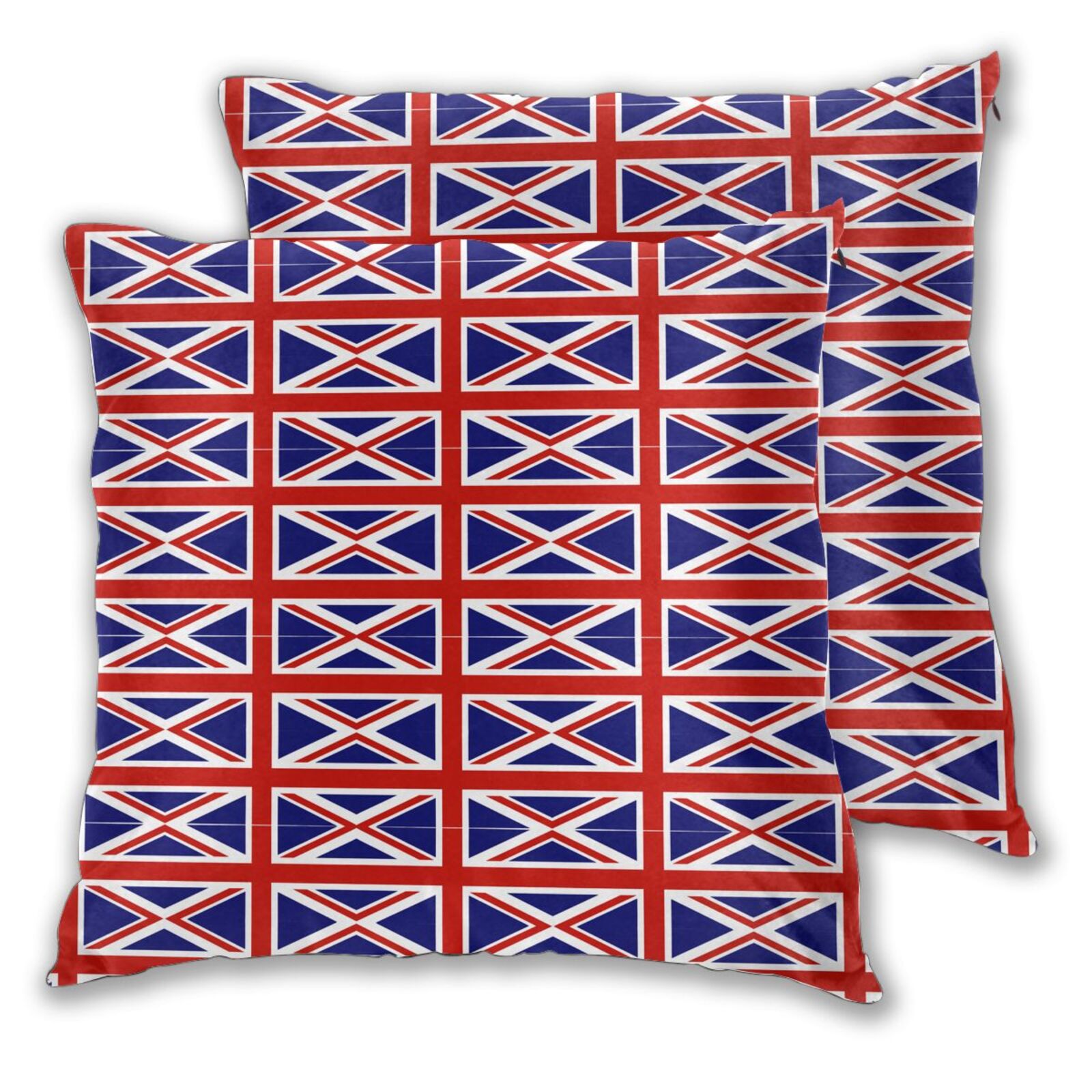 British Flag Britain English England Throw Pillow Covers Pack of 2 Soft ...