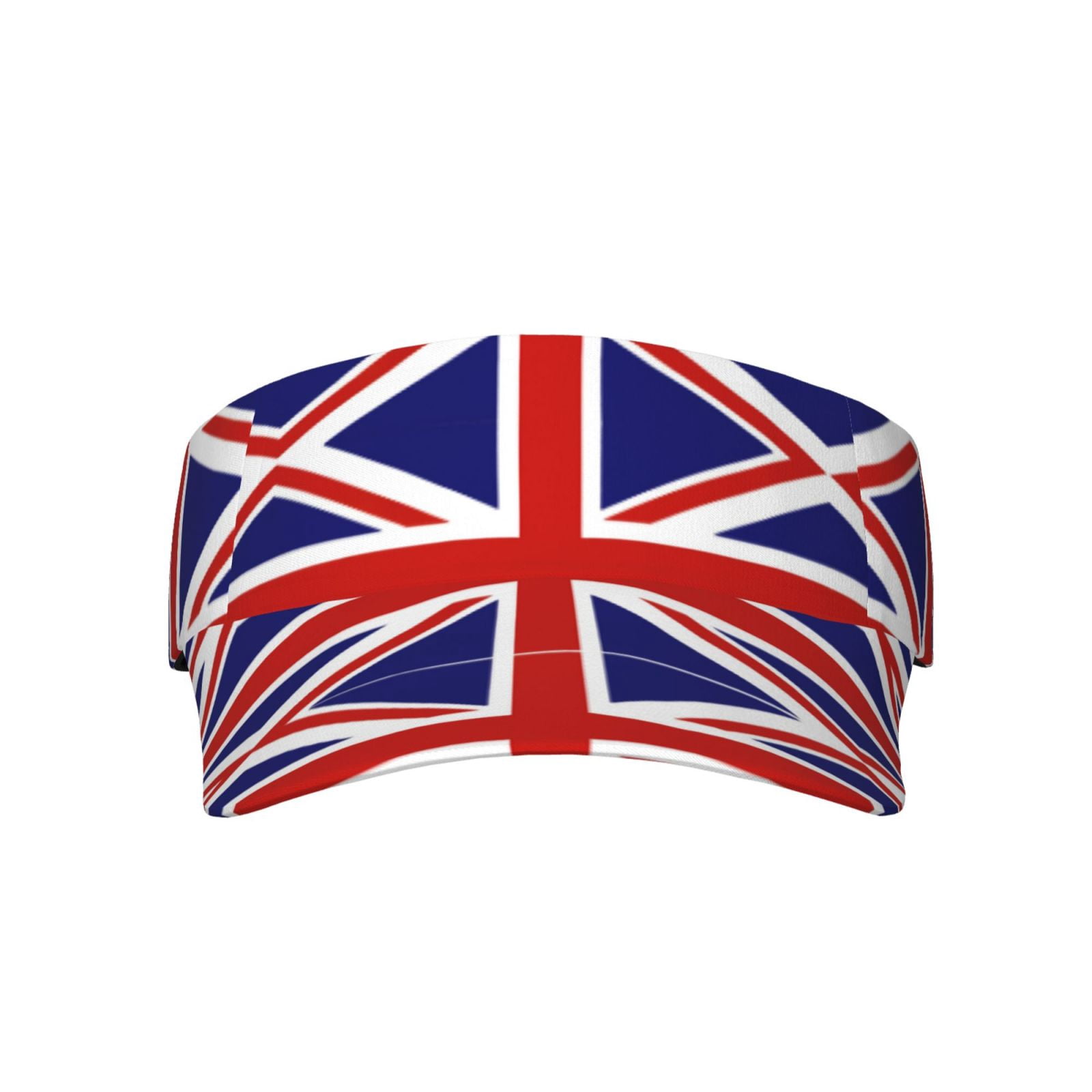 British Flag Britain English England Visor Hats Adjustable Beach Sun ...