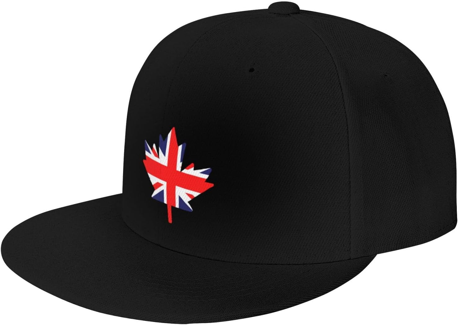 British Flag Canada Maple Leaf Flat Brim Baseball Cap,Classic Snapback ...