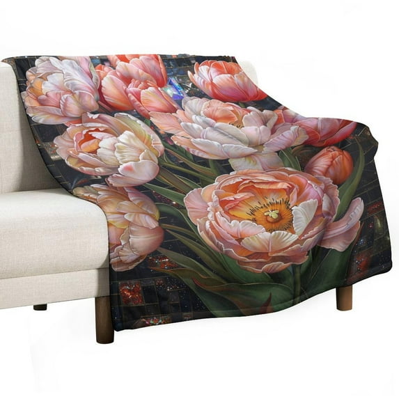 British Flag Design Flannel Blanket Lightweight Blanket for Couch Sofa ...