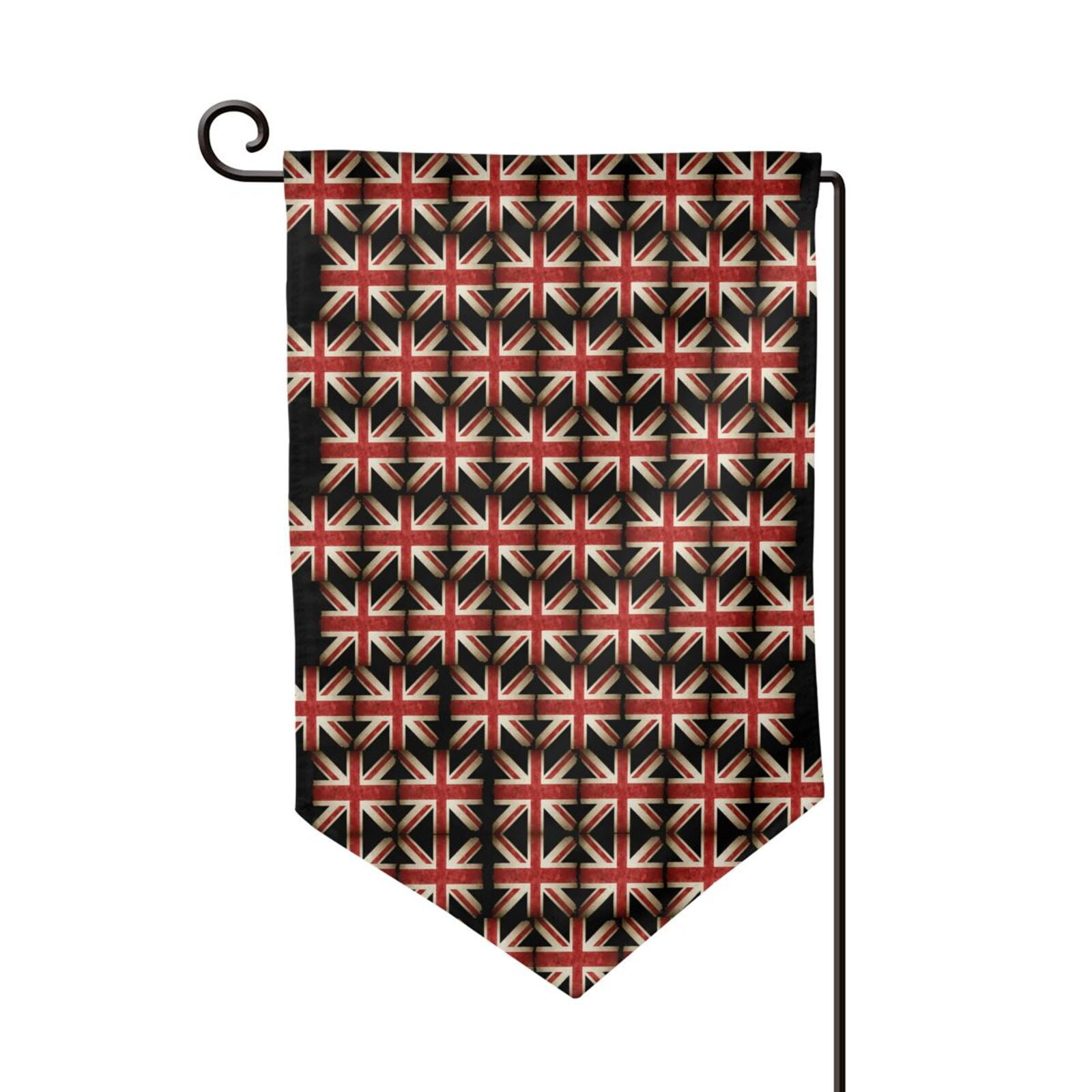 British Flag Pattern Garden Flag Double Sided Flags with Vivid Color ...