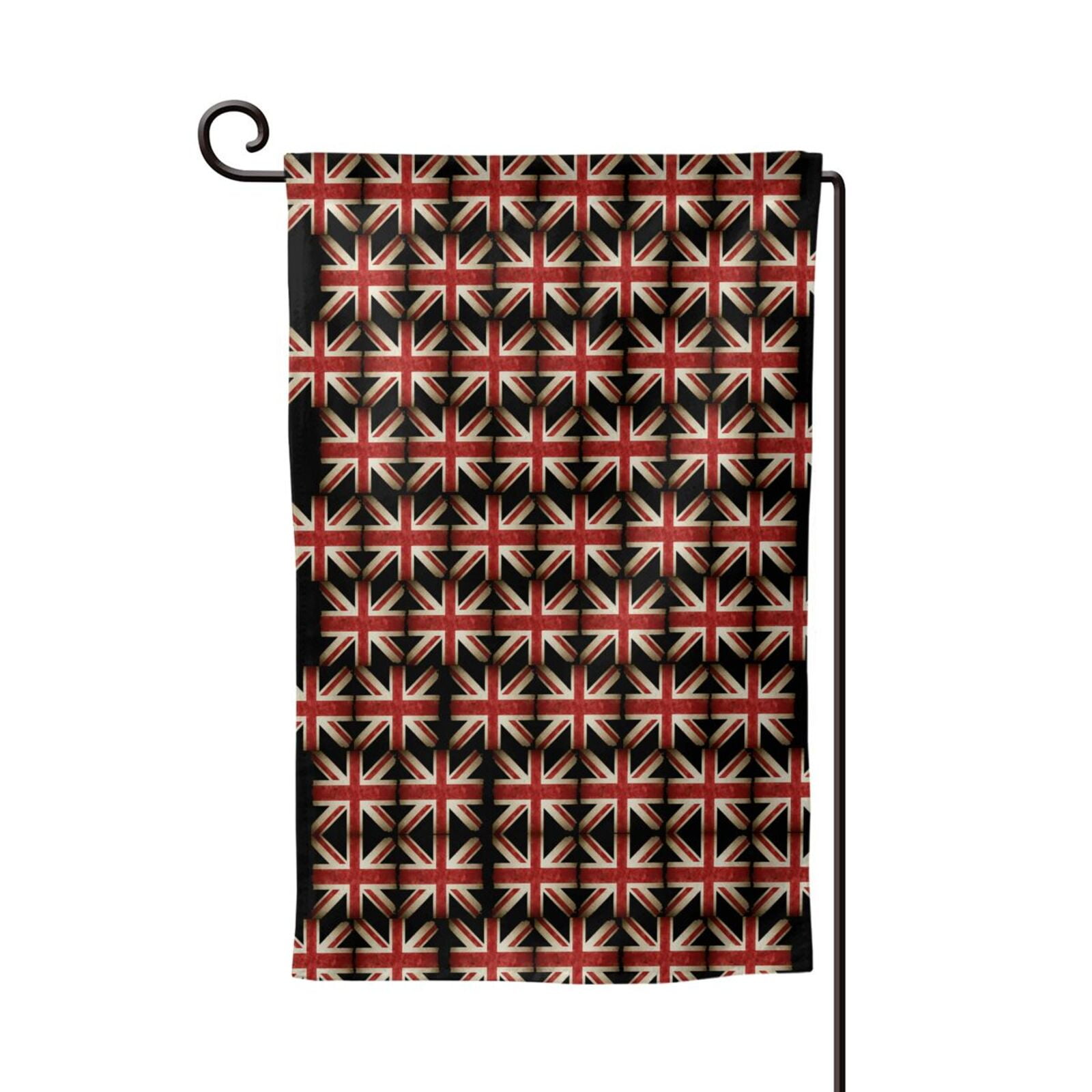 British Flag Pattern Garden Flag Double Sided Flags with Vivid Color ...