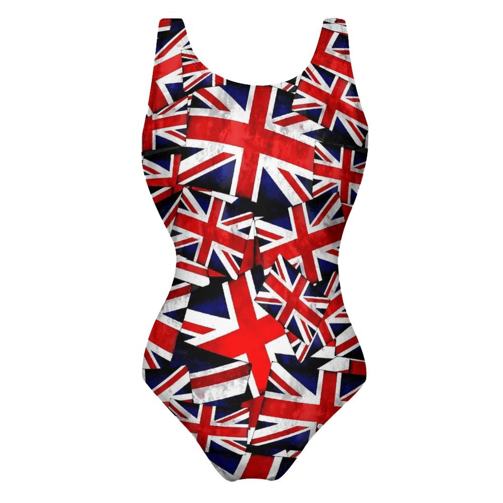 British Flag Swimsuit UK Flag 3D Swimwear One Piece Holiday Surf Design ...