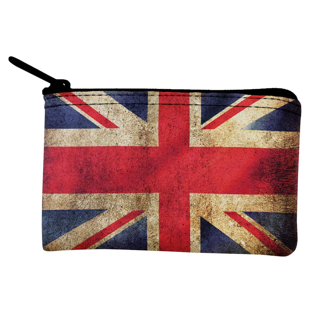 British Flag Union Jack Grunge Distressed Coin Purse - Walmart.com