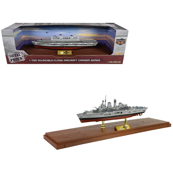 British HMS Invincible (R05) Aircraft Carrier Full-Hull Edition "Falklands War" (1982) British ...