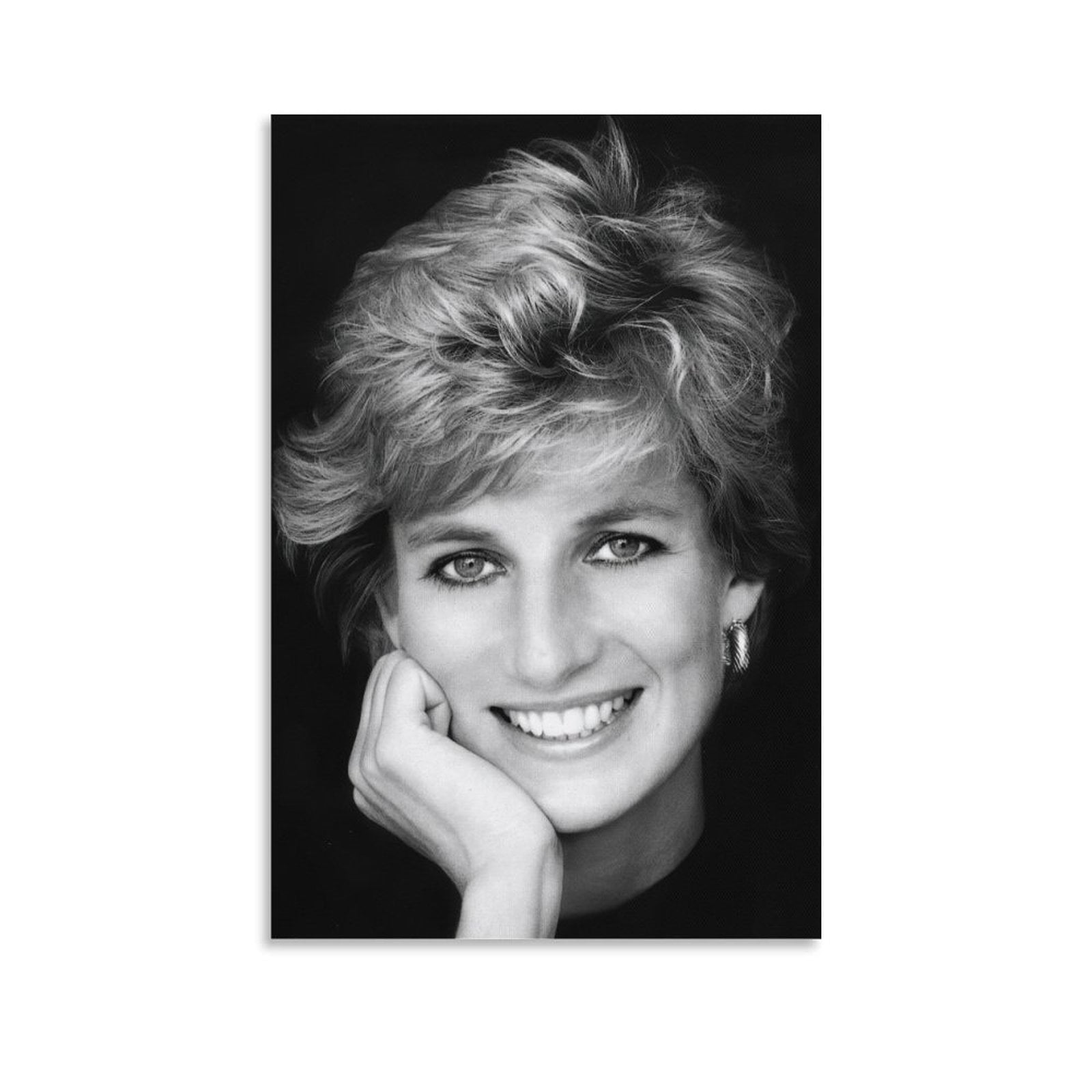 British Humanitarians Princess Diana Retro Poster Posters Art Print ...