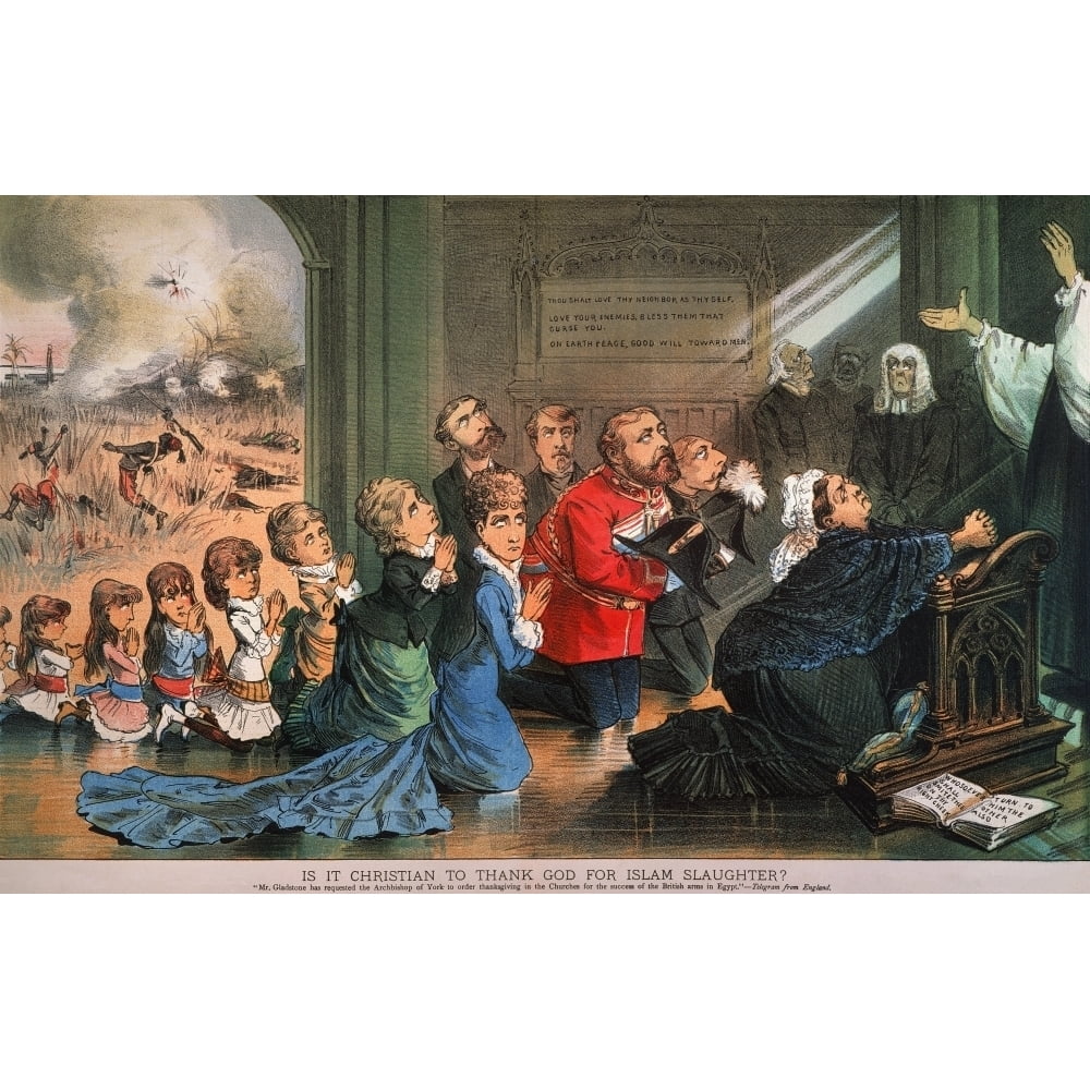 British Imperialism 1882. Nis It Christian To Thank God For Islam ...