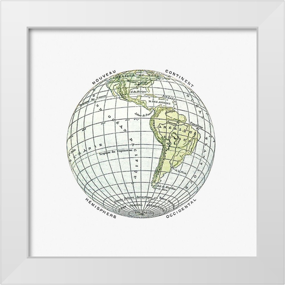 British Library 12x12 White Modern Wood Framed Museum Art Print Titled ...
