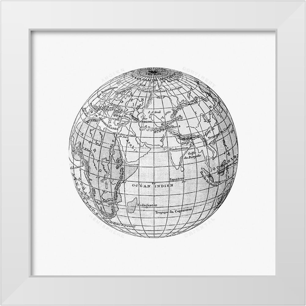 British Library 15x15 White Modern Wood Framed Museum Art Print Titled ...