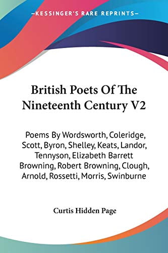 British Poets of the Nineteenth Century : Poems by Wordsworth ...