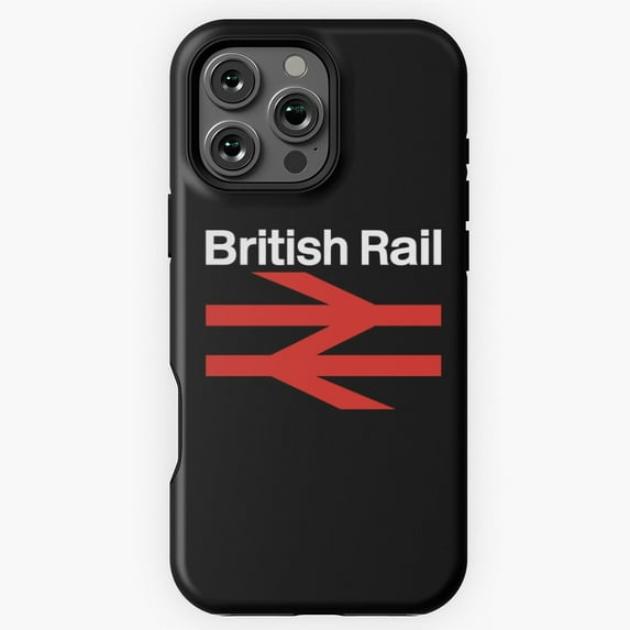 British Rail Logo Retro Style Art iPhone Case 17 16 15 14 13 12 11 Pro ...
