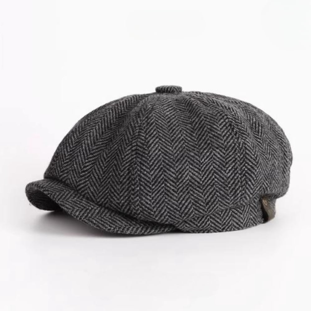 British Retro Men's and Women's Beret Hats, Octagonal Hats, Painter's ...