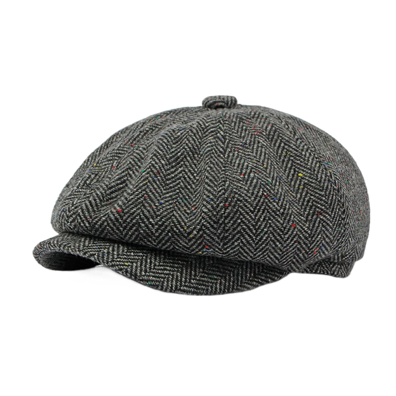 British Retro Octagonal Hat Men's Spring and Autumn Casual Beret ...