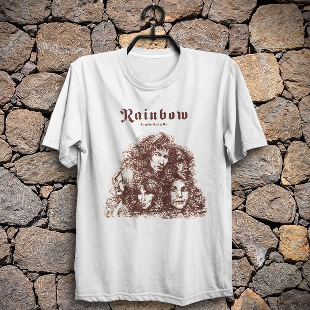 British Rock Supergroup Rainbow TShirt Long Live Rock 'n' Roll Ritchie ...