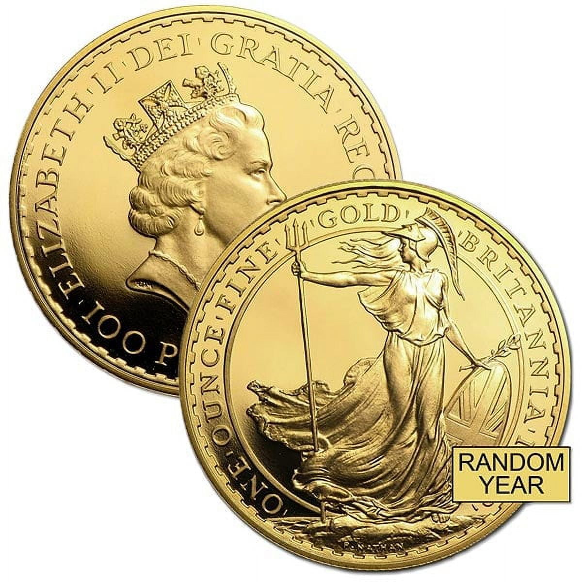 British Royal Mint British Britannia, Queen Elizabeth II - 1 Troy oz ...