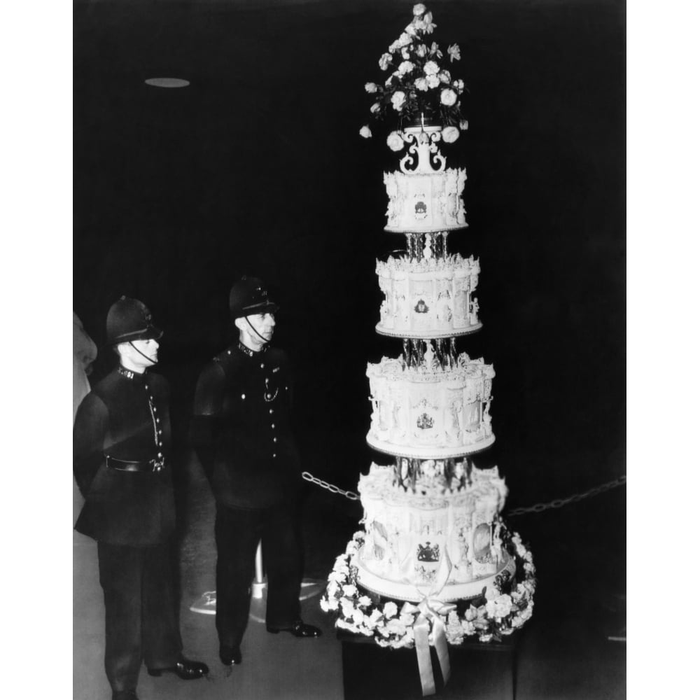 British Royalty. London Constables Guard The Wedding Cake Of Future ...