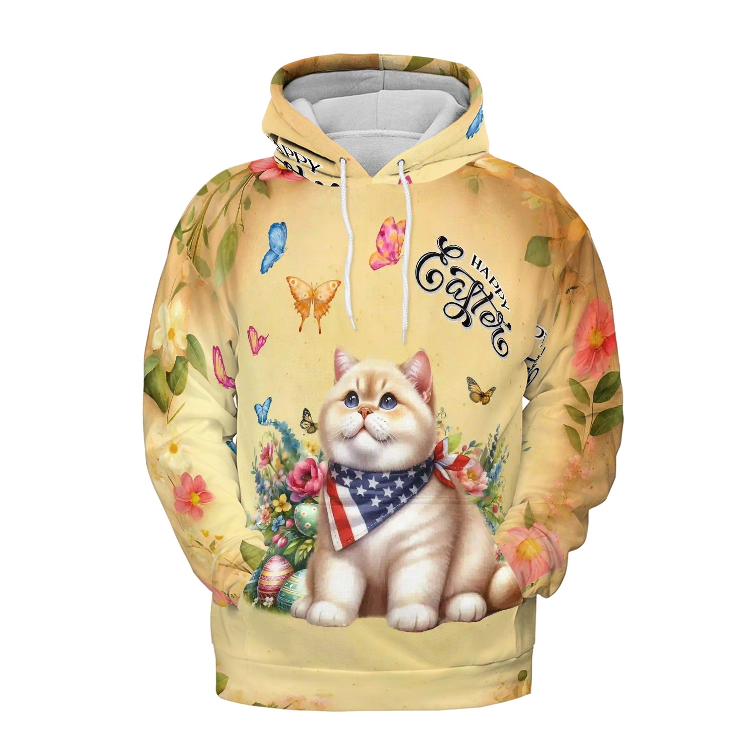British Shorthair Celebrates Spring and Happy Easter All Over Print 3D ...