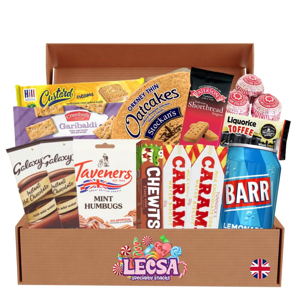 British Snack Care Package IEF31 - Variety Pack of UK - Snack Box for ...