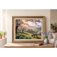British Spring Countryside Blossom Trees Grazing Sheep English ...