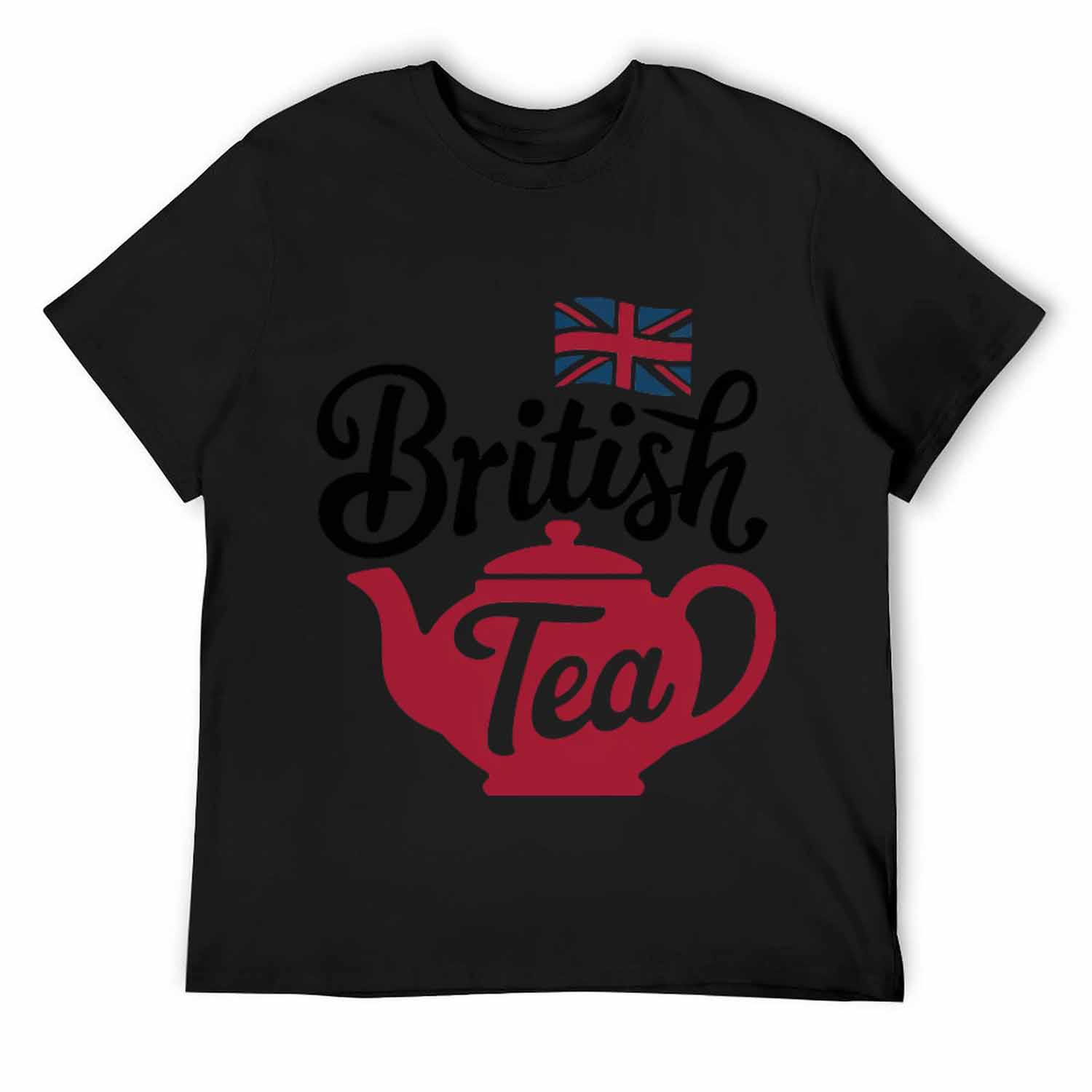 British Tea Shirt UK teapot Union Jack flag tea pun Funny Adult Humor ...