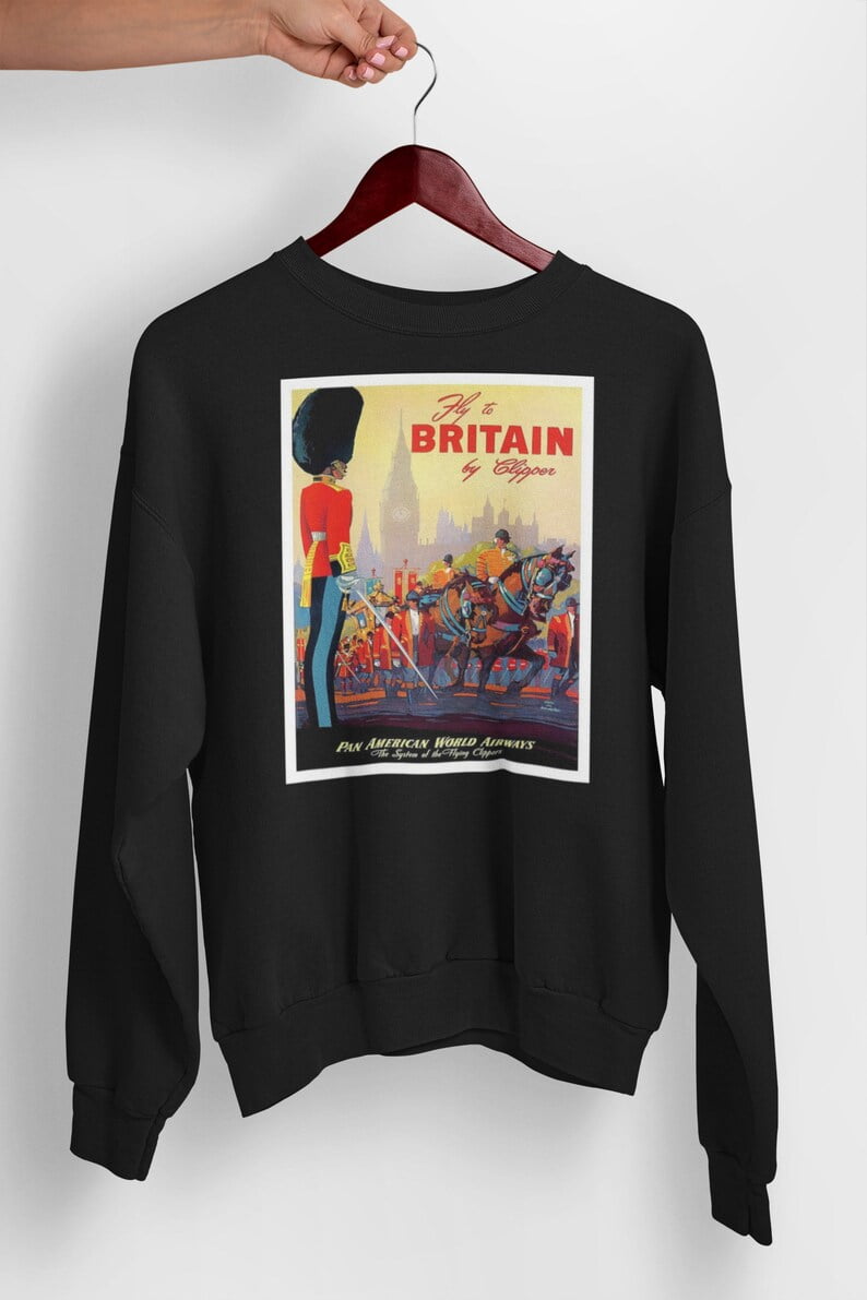 British Travel , British Empire Sweatshirt, British Tourism , Britain ...