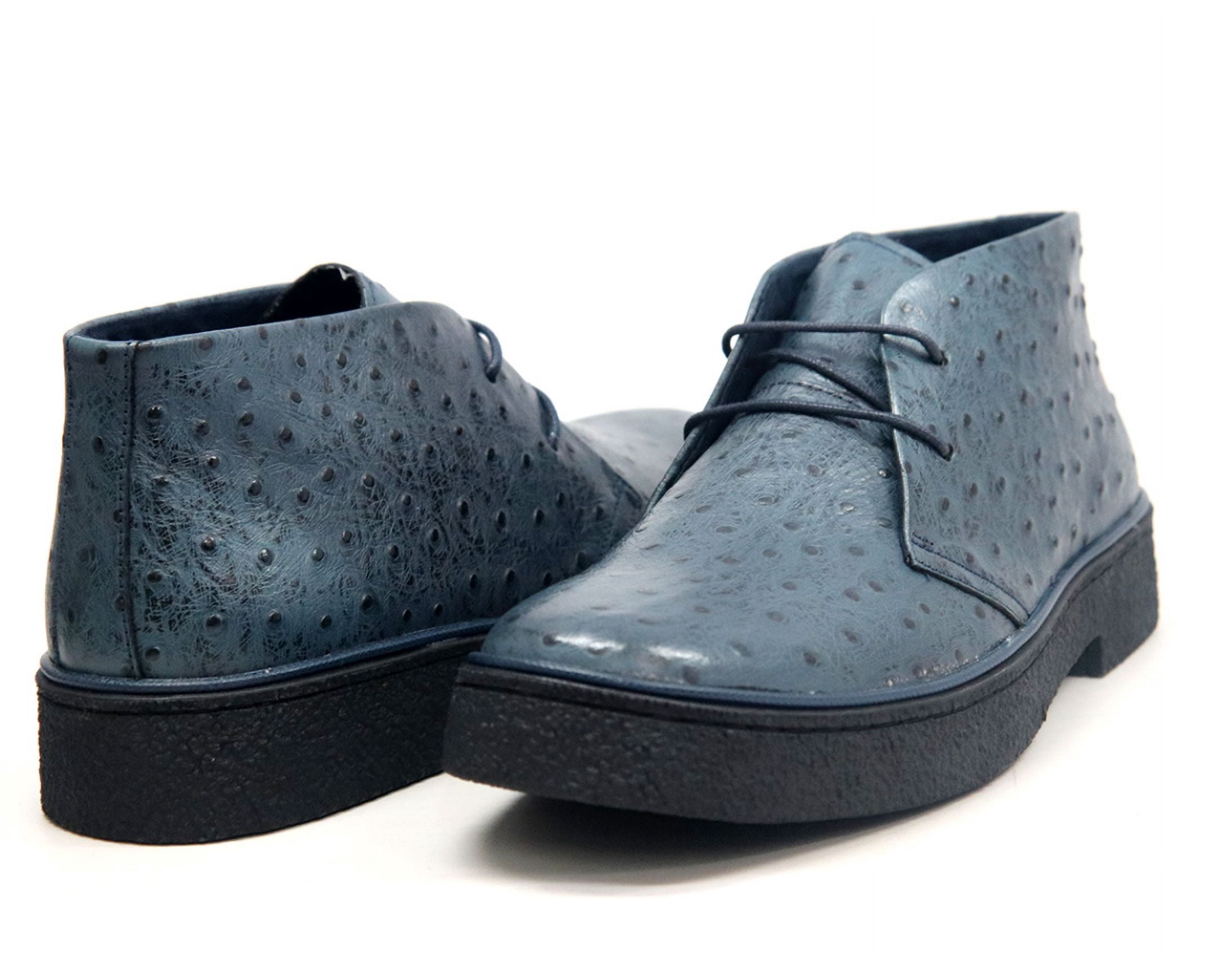 British Walkers Classic Playboy Ostrich Men's High top Chukka Boot ...