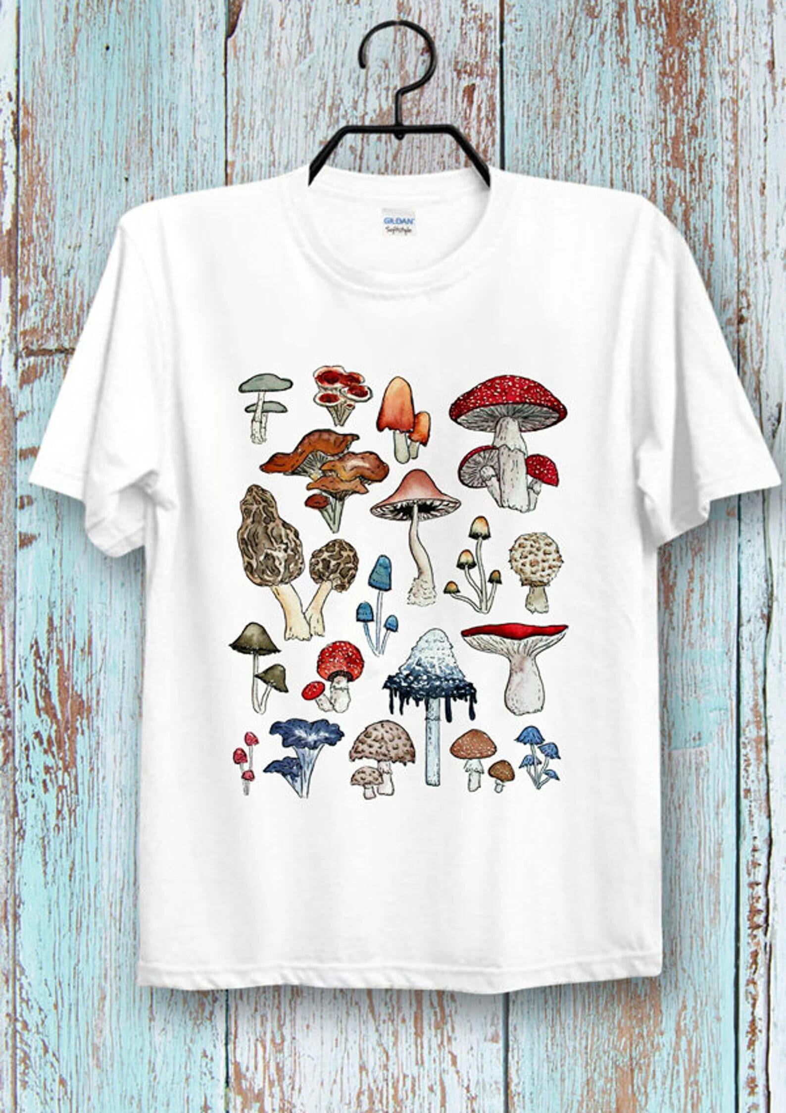 British Wild Mushroom Mycology Shirt Fungi Mushrooms - Walmart.com