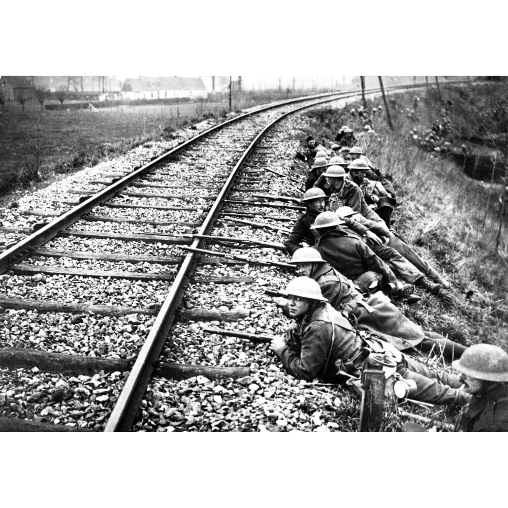 British World War I Troops Defending The Railway Line. Melville History ...