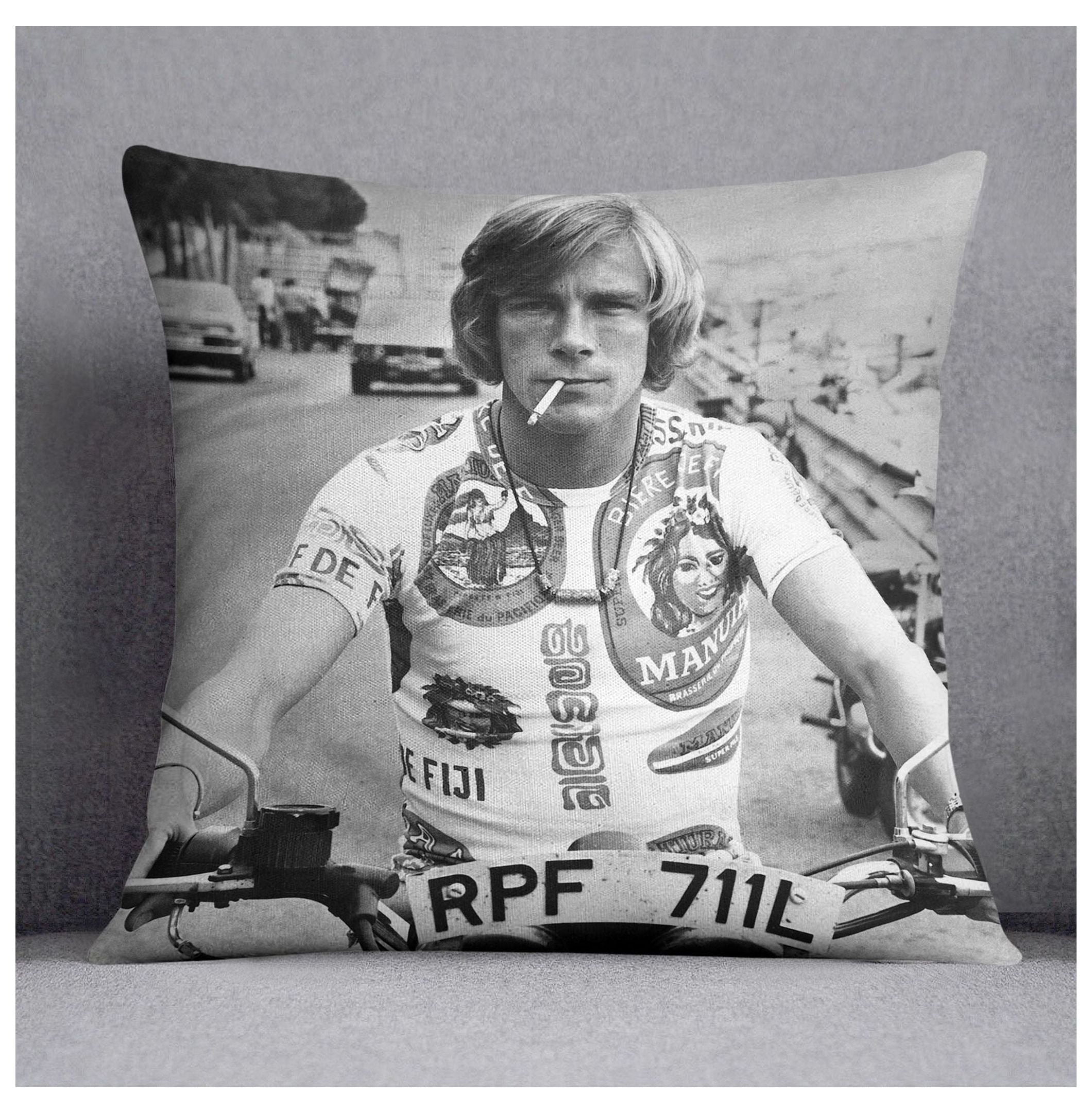 British racing driver James Hunt Cushion - Walmart.com