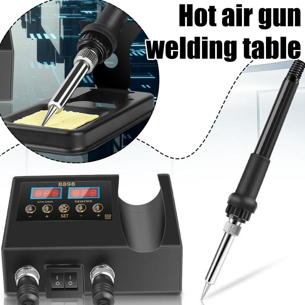 British standard 8898 hot air gun desoldering station 110V dual digital ...