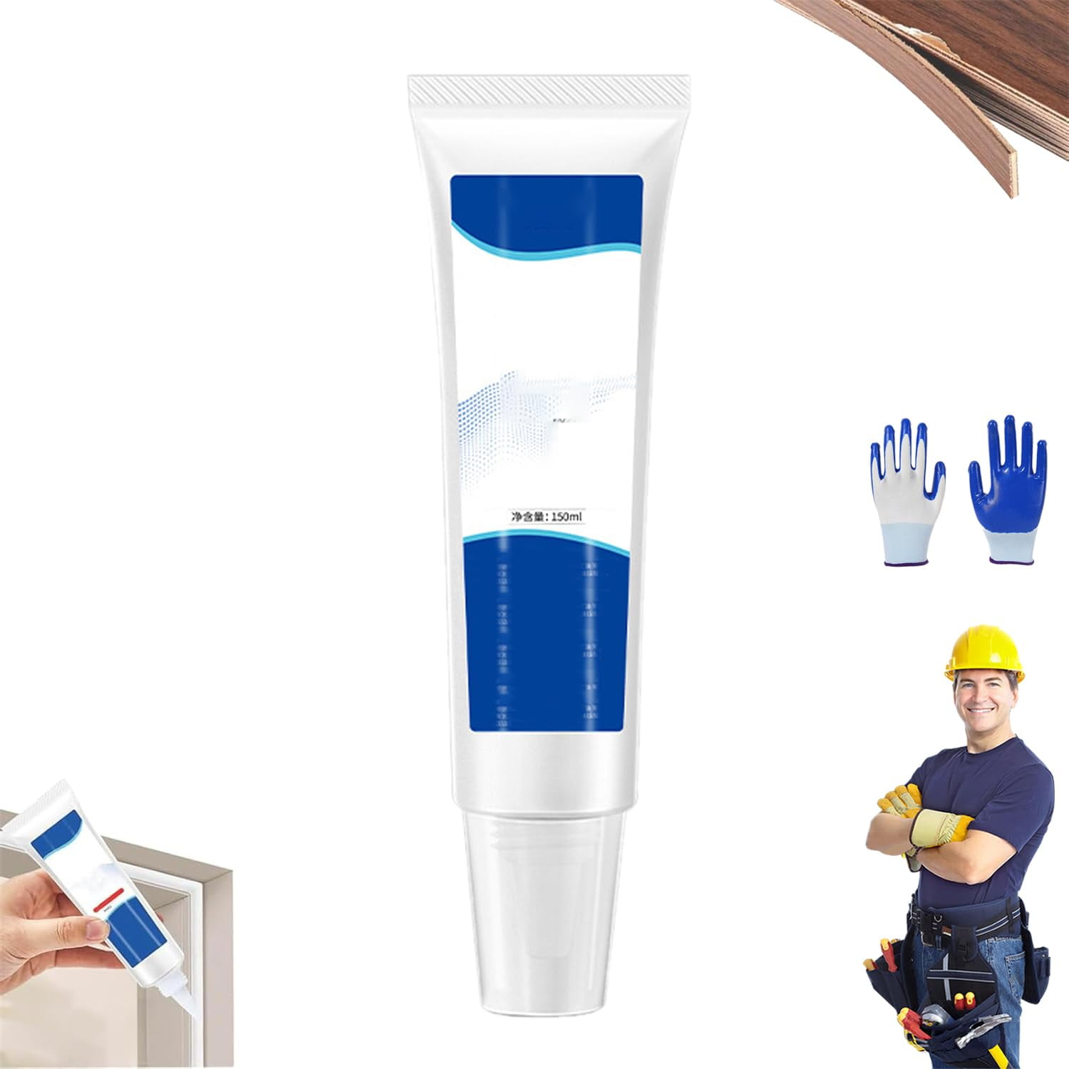 Britneed Edge Strip Anti-Detachment Glue,Wood Glue for Furniture Heavy ...