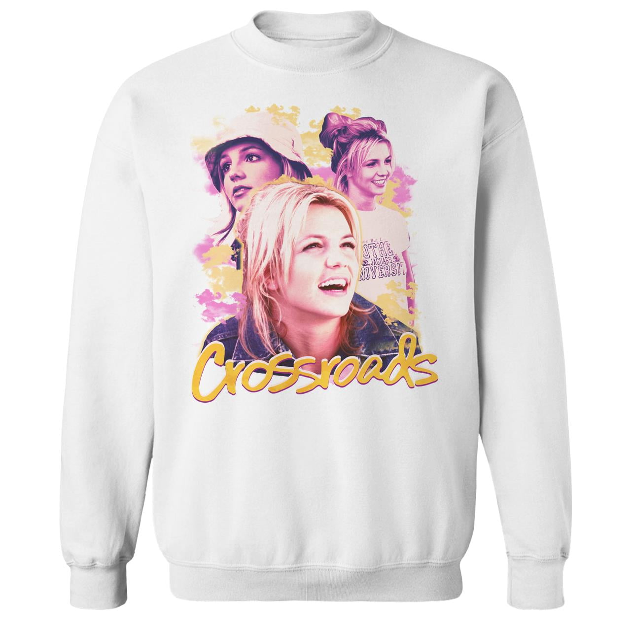 Britney Spears Crossroads Britney Collage Graphic White Men's Cotton ...