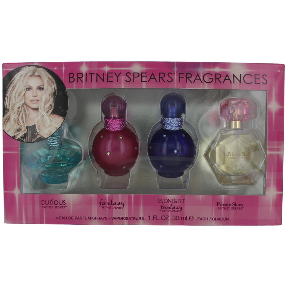 Britney Spears Fragrances by Britney Spears for Women - 4 Pc Gift Set ...