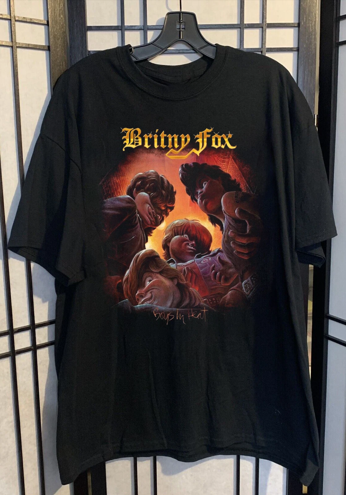 Britny Fox Band Boys In Heat Unisex T-Shirt Cotton Full Size AL218 ...