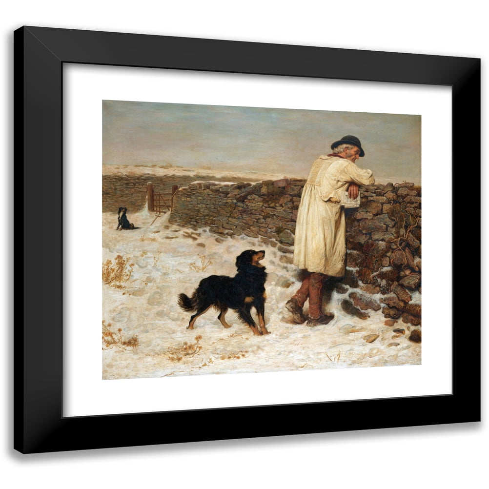 Briton Riviere 22x20 Black Modern Framed Museum Art Print Titled - War ...