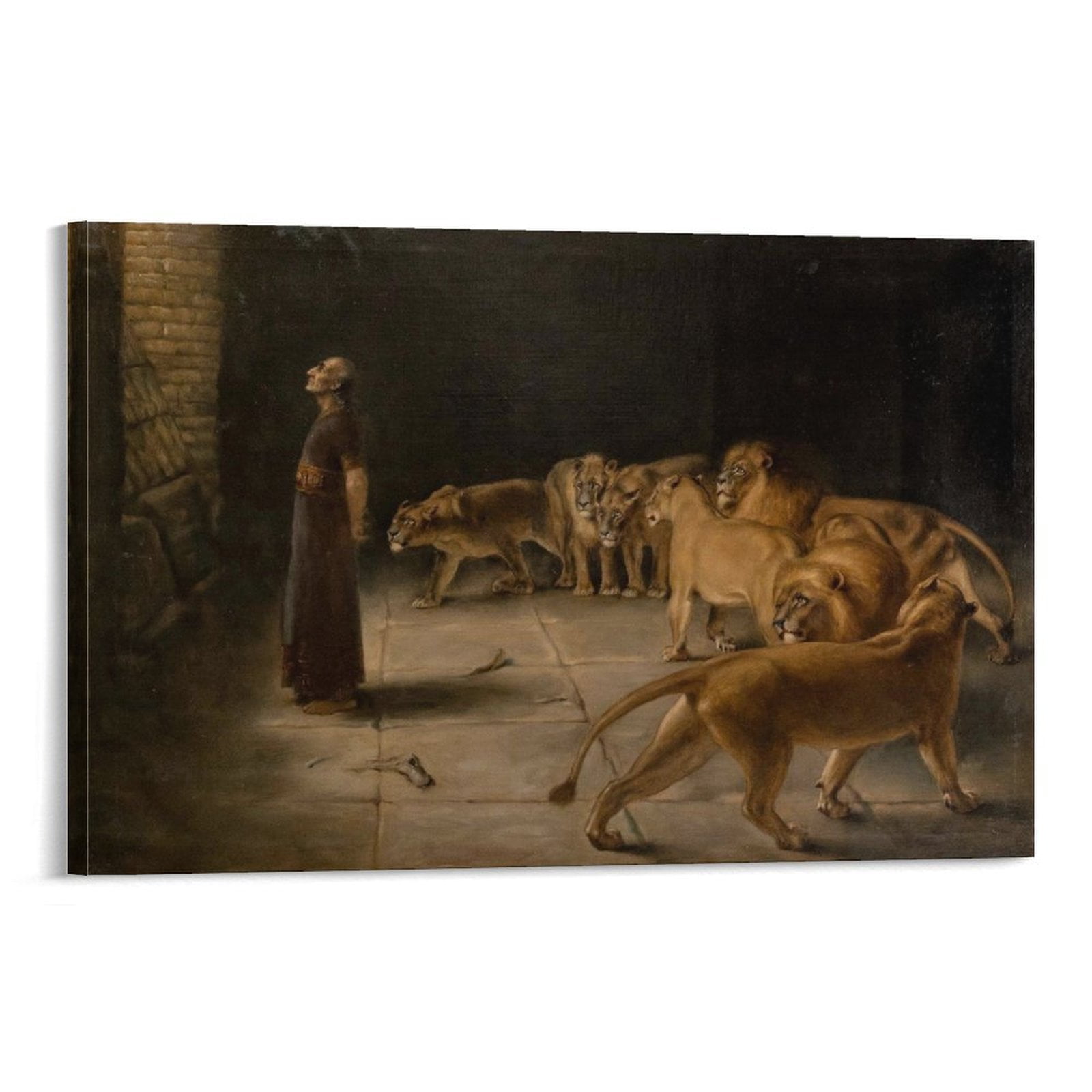 Briton Riviere Painting Poster Daniel's Answer Artworks Canvas Poster ...