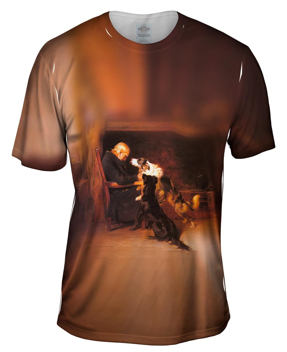 Briton Riviere - The Long Sleep 1868 Mens T-Shirt All Over Print ...