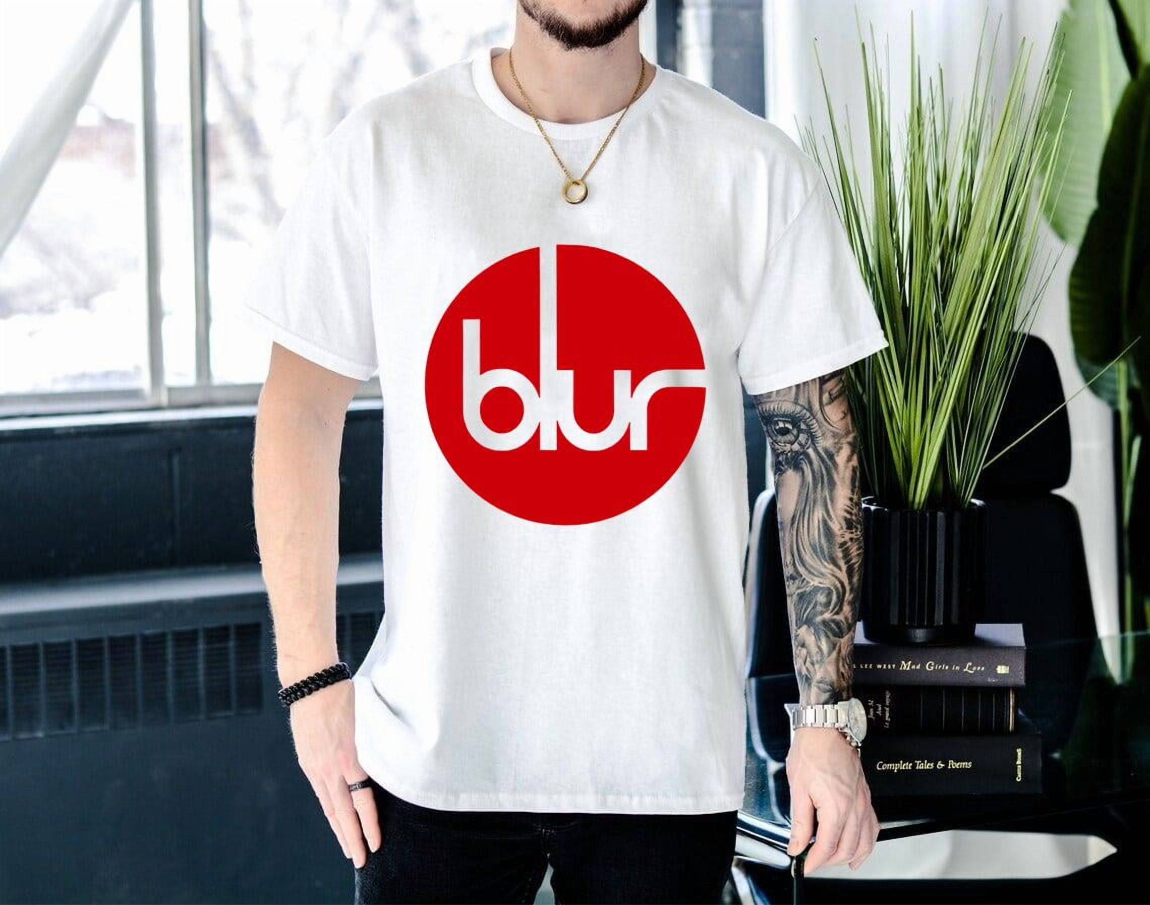 Britpop Throwback Unisex T-shirt with Blur Circle Logo for Music Fans ...