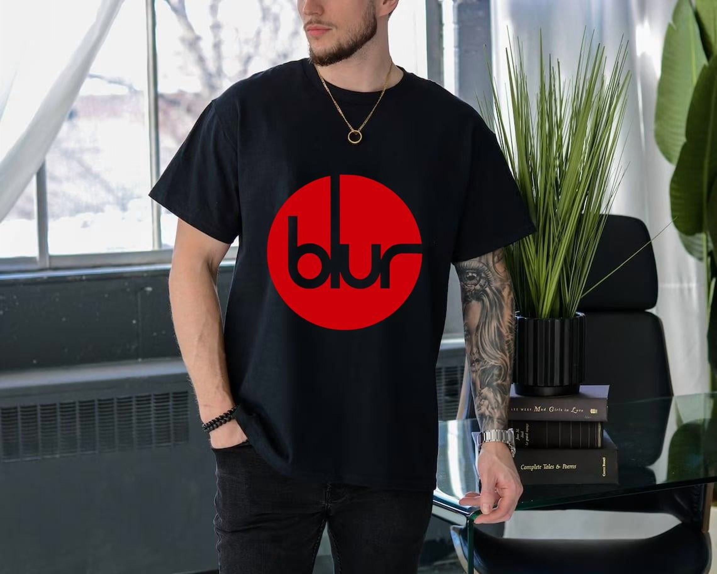 Britpop Throwback Unisex T-shirt with Blur Circle Logo for Music Fans ...
