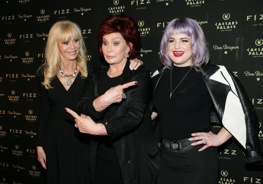 Britt Ekland Sharon Osbourne Kelly Osbourne Celebrating Sir Elton JohnS ...