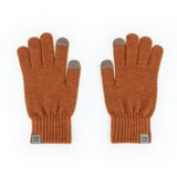 Britt's Knits Craftsman Knitted Warm Tech-Friendly Gloves - Rust (Men's ...