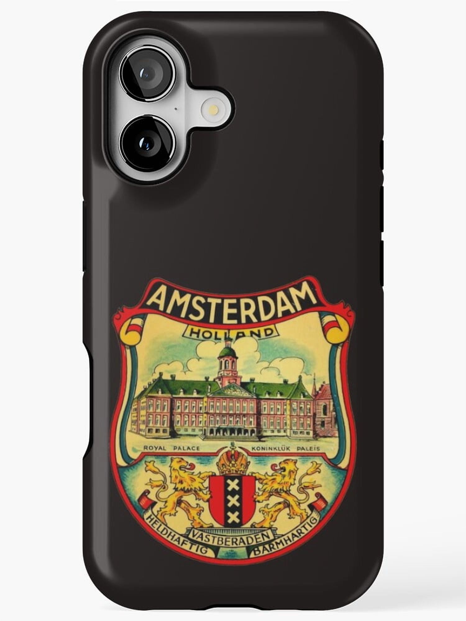 Brittany Dog Xmas Holiday Art Phone Case for iPhone 11 12 13 14 15 16 ...