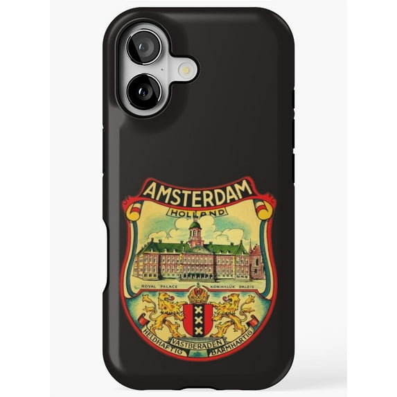 Brittany Dog Xmas Holiday Art Phone Case for iPhone 11 12 13 14 15 16 ...