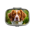 Brittany Spaniel Dog Photo Small Travel Handbag Pill Box Case - Walmart.com