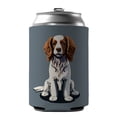Brittany Spaniel Dog Sitting Drink Beer Soda Insulated Sleeve Holder ...