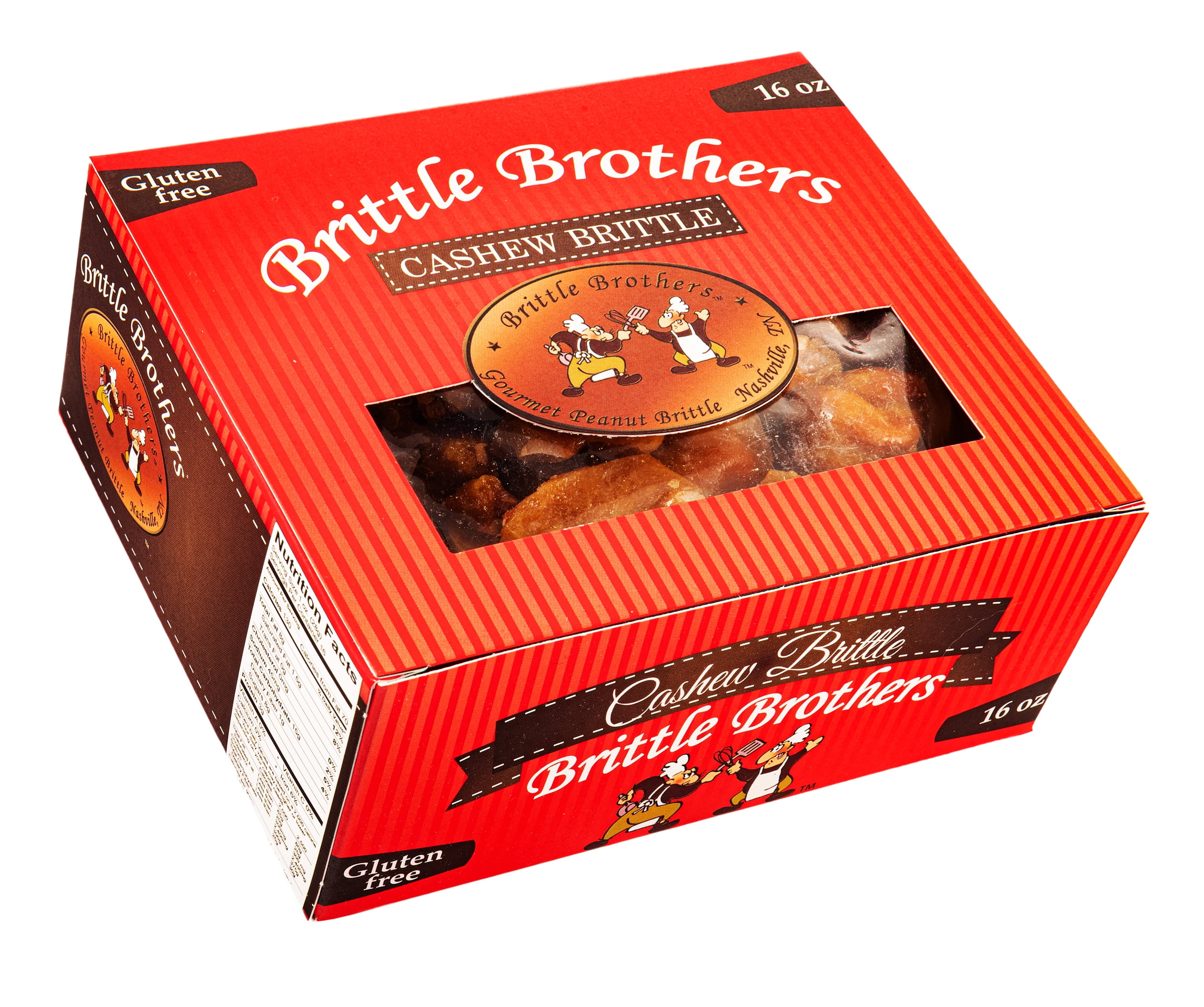 Brittle Brothers Cashew Brittle - 16 oz. Box : Voted #1 - 4x’s more ...