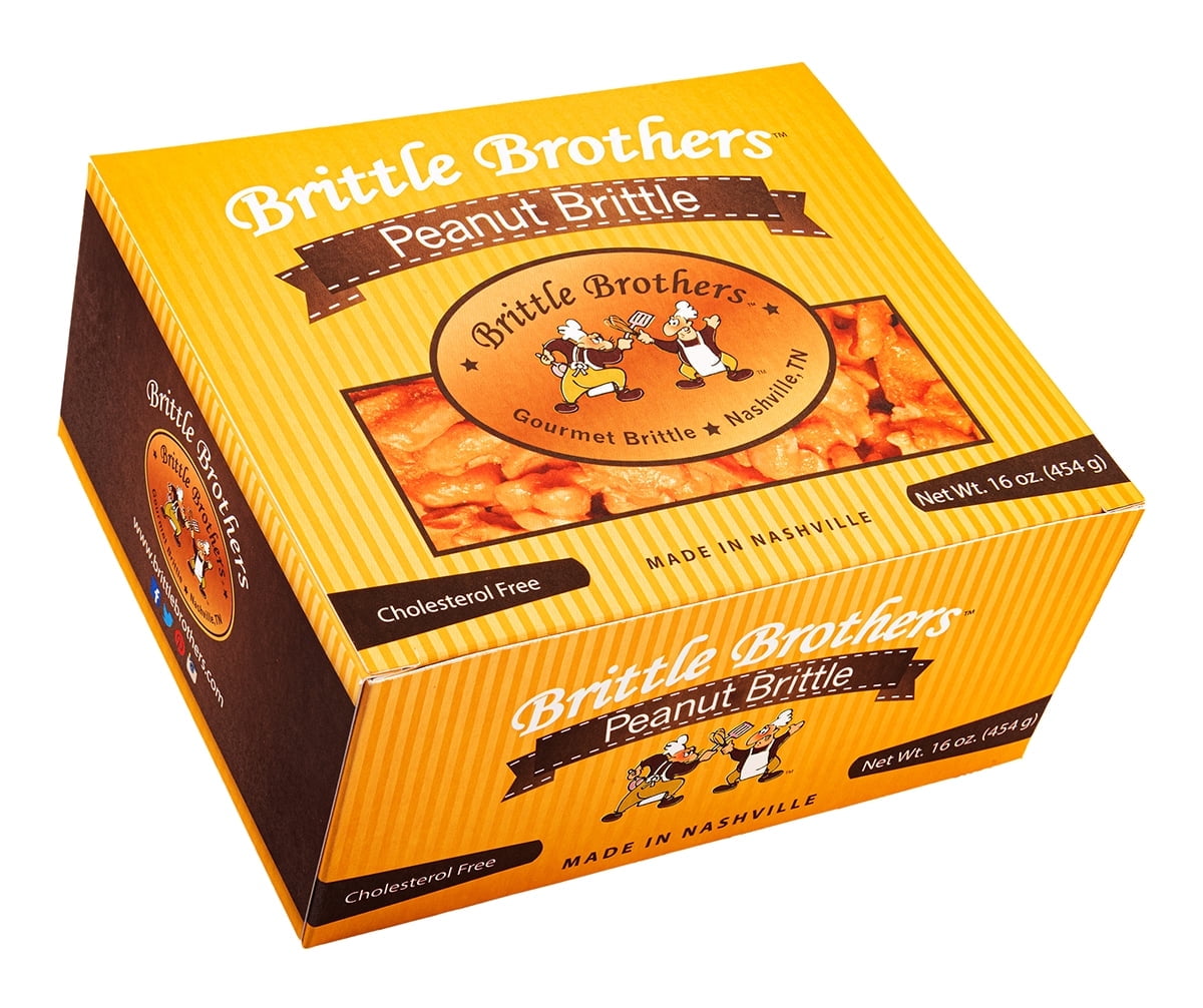 Brittle Brothers Candy Brittle - Ideal Office Breakroom Snack - Walmart ...