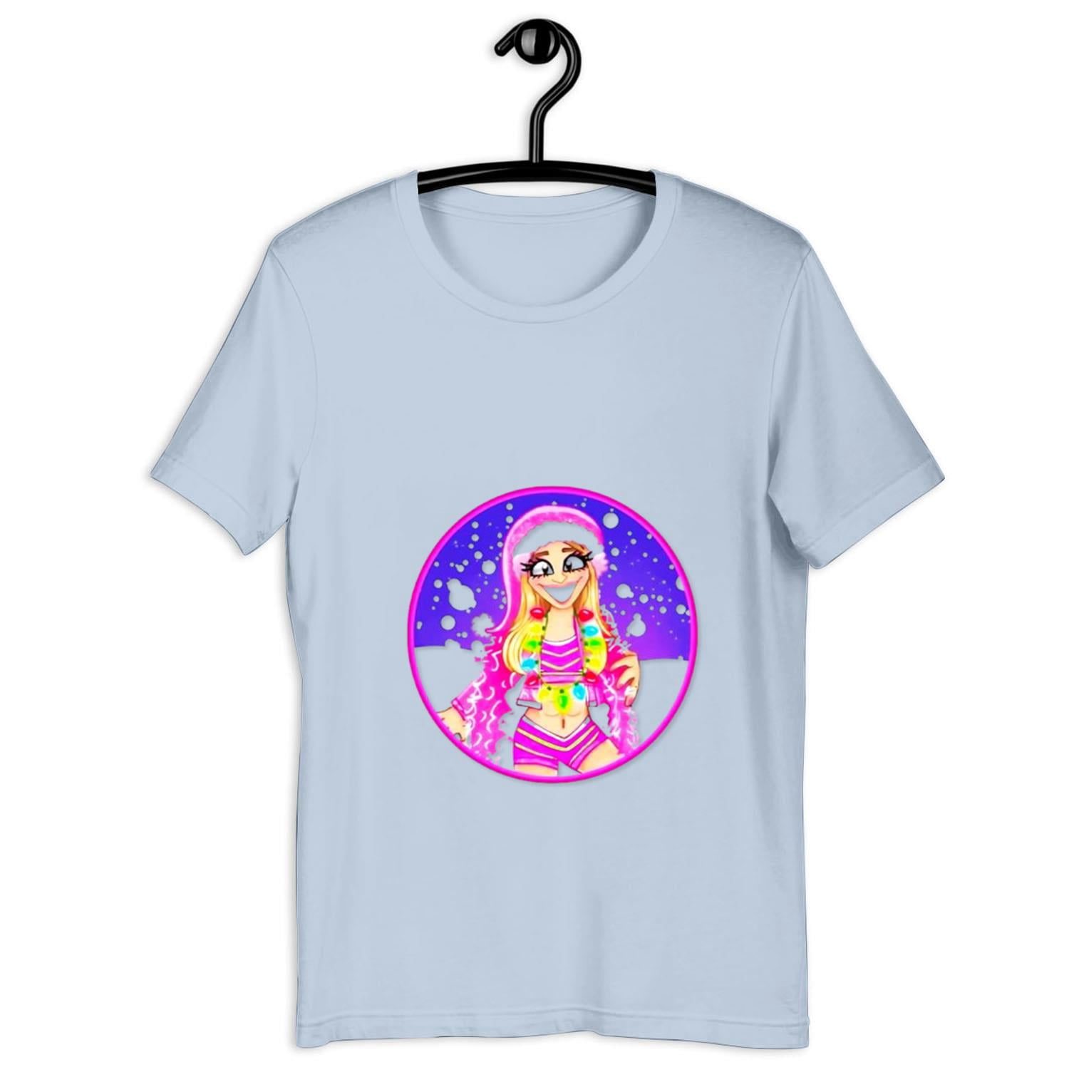 Brittnie Brooks Merry Brittmas Cartoon shirt-removebg-preview - Walmart.com