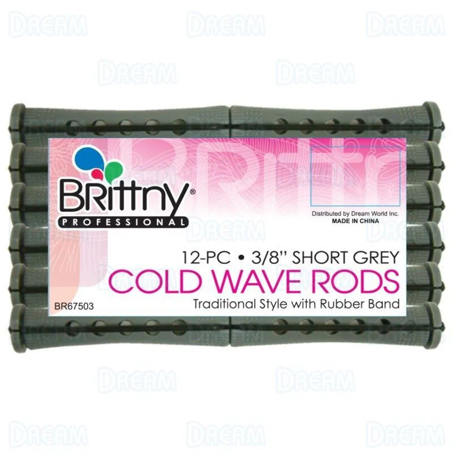 Brittny - 12PCs, 3/8 Short Grey Cold Wave Rods - Walmart.com