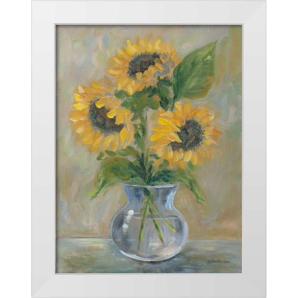 Britton, Pam 12x14 White Modern Wood Framed Museum Art Print Titled ...